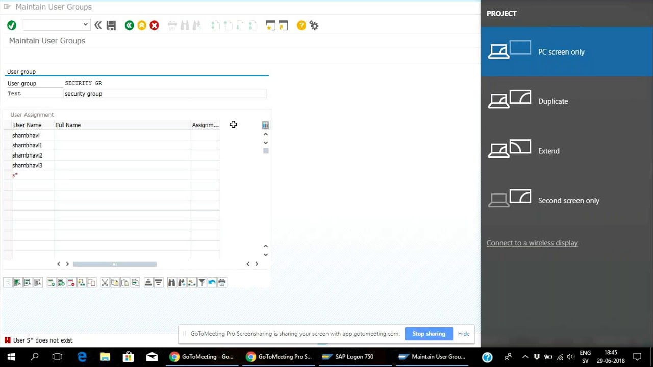 SAP Security :role maintaince pfcg - YouTube