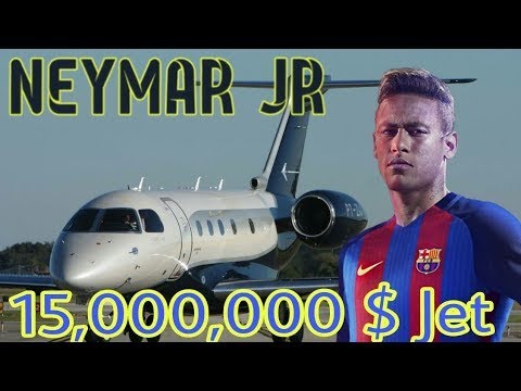 Neymar Luxurious Private Jet Worth Of (15,000,000 $) Interior ,Exterior ...