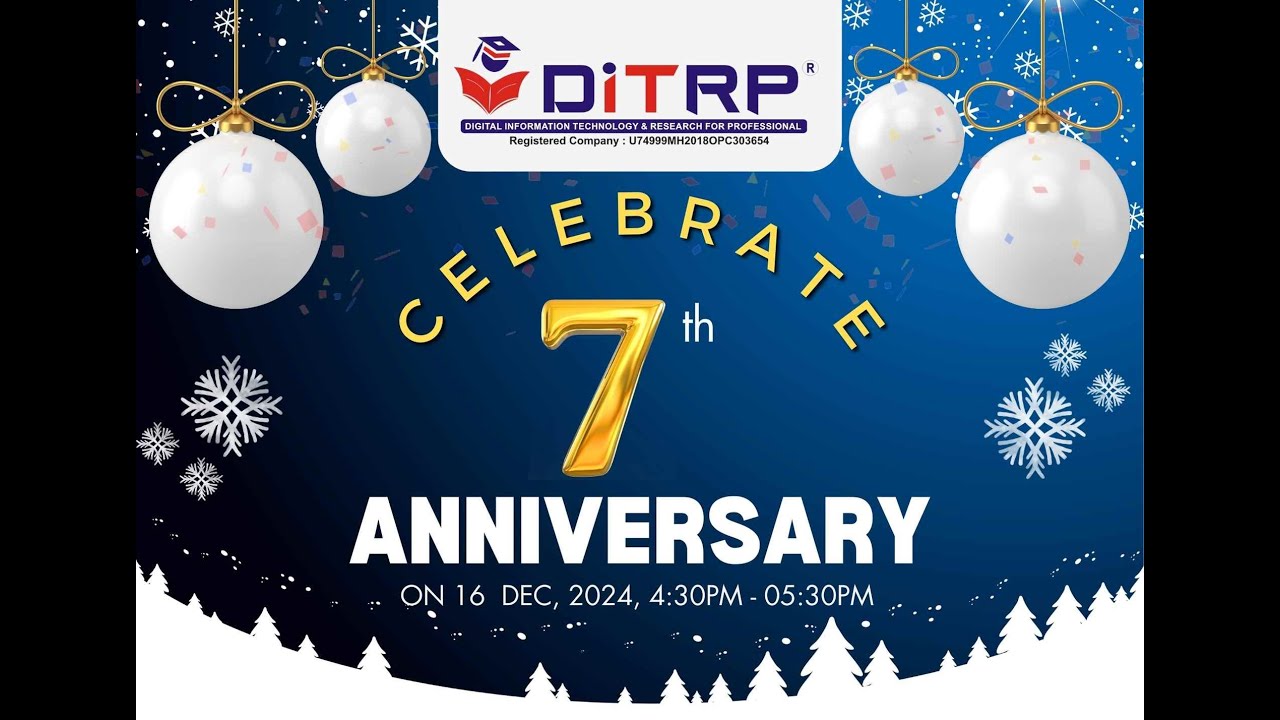 DITRP 7TH ANNIVERSARY SPECIAL OFFER - YouTube