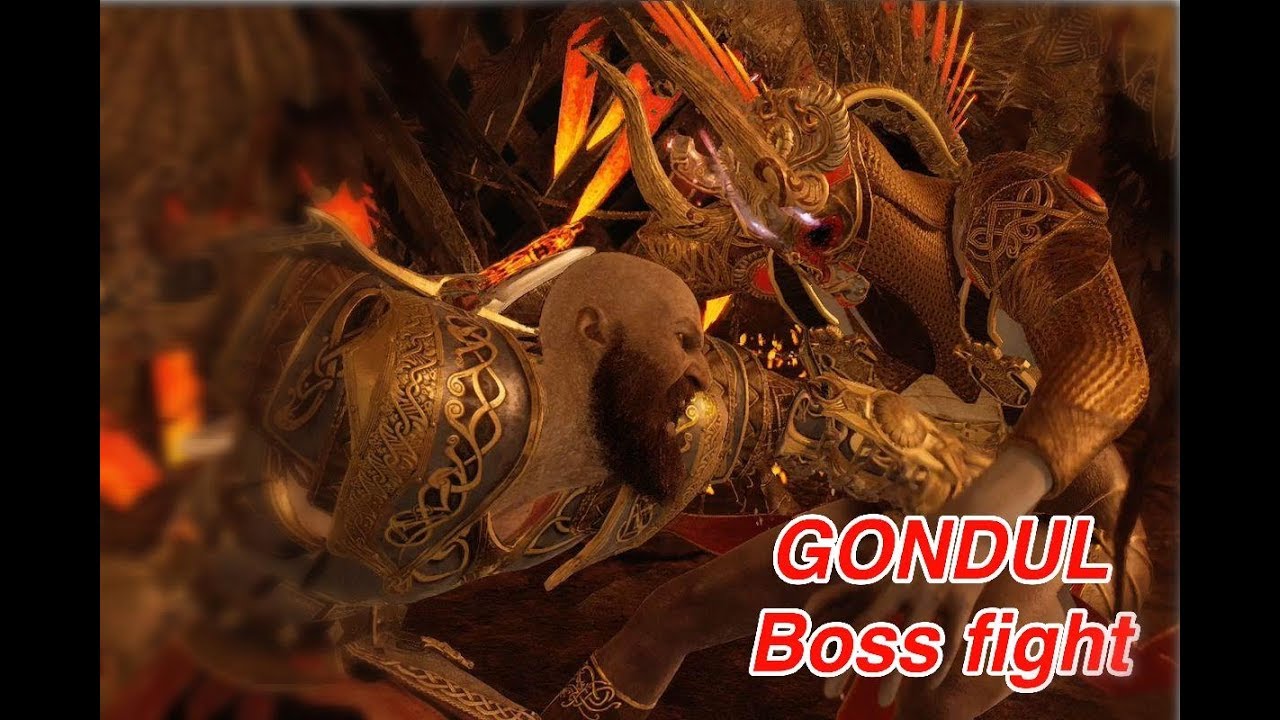 God of War GONDUL boss fight - YouTube