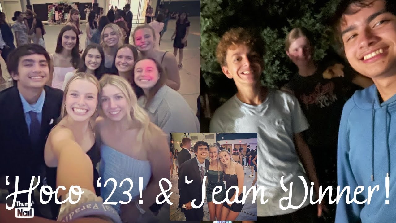 HOCO ‘23 ROUND 2! & CROSS COUNTRY TEAM DINNER! (VLOG #175) - YouTube