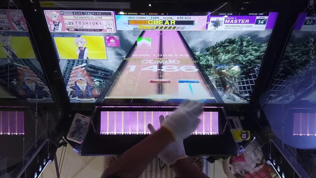 【CHUNITHM】 TECHNOPOLIS 2085 (MASTER 14+) | ALL JUSTICE / AJC-60 - YouTube