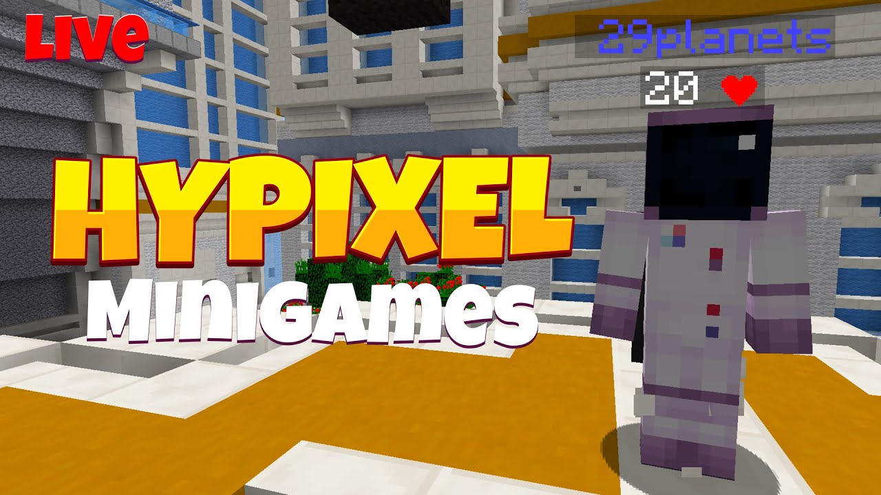 Hypixel Minigames Livestream #45 - YouTube
