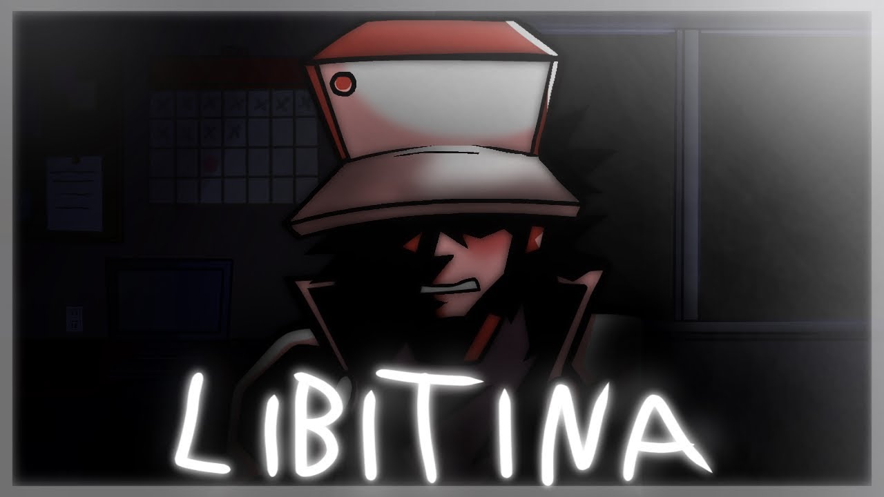 FNF Libitina But Glitchy Red Sings It || FNF Doki Doki Takeover Plus ...