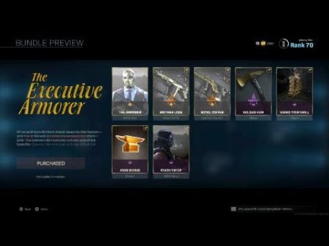 Buying The Executive Armorer Pack/Bundle - Mother Lode, Royal Coffer ...