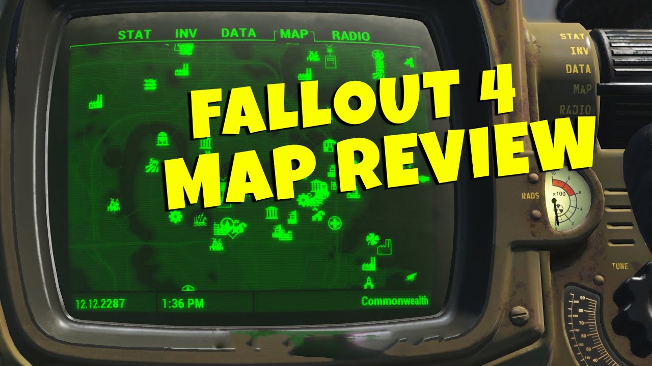 Fallout 4 - Map Review (Is it GOOD or BAD?) - YouTube