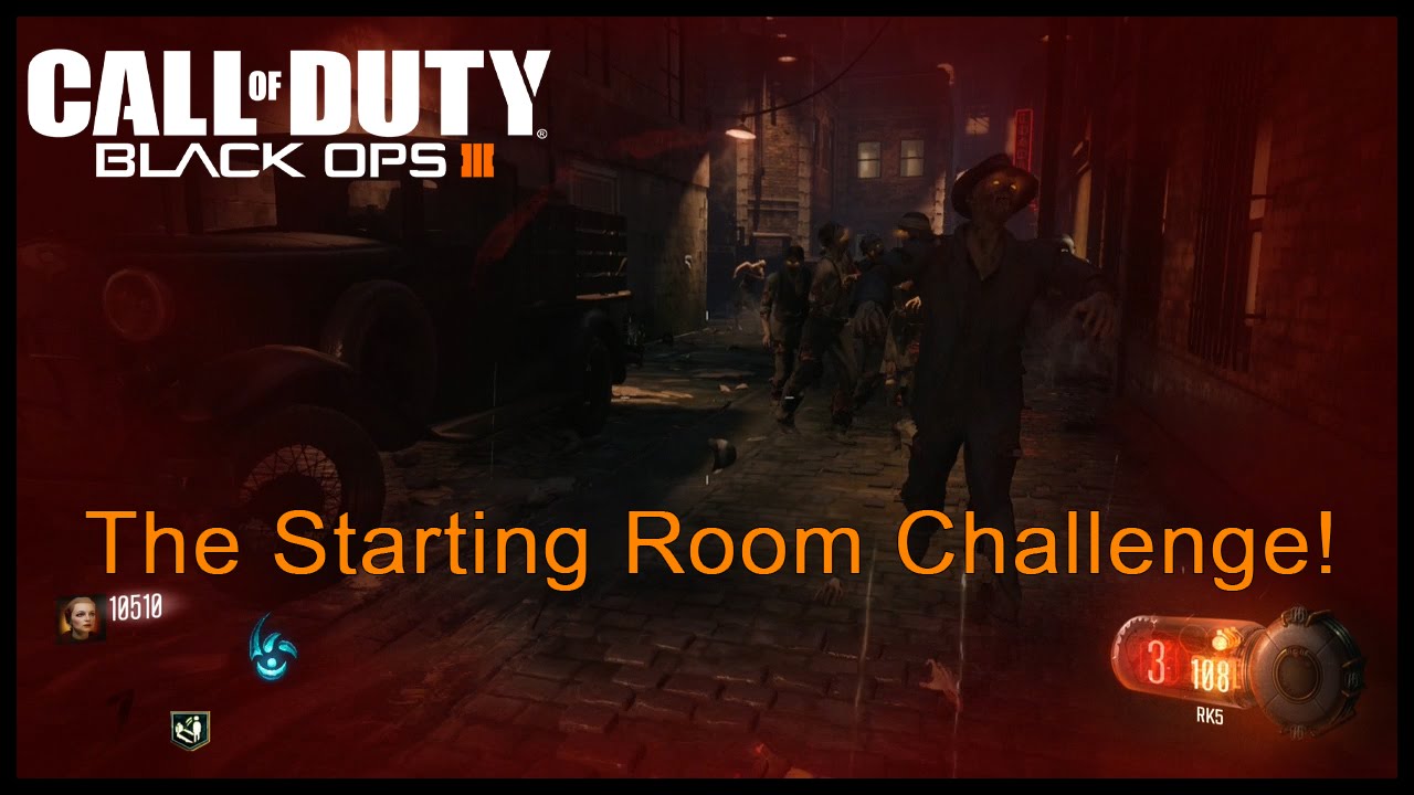 The Starting Room Challenge! - (COD:BO3 Zombies) - YouTube