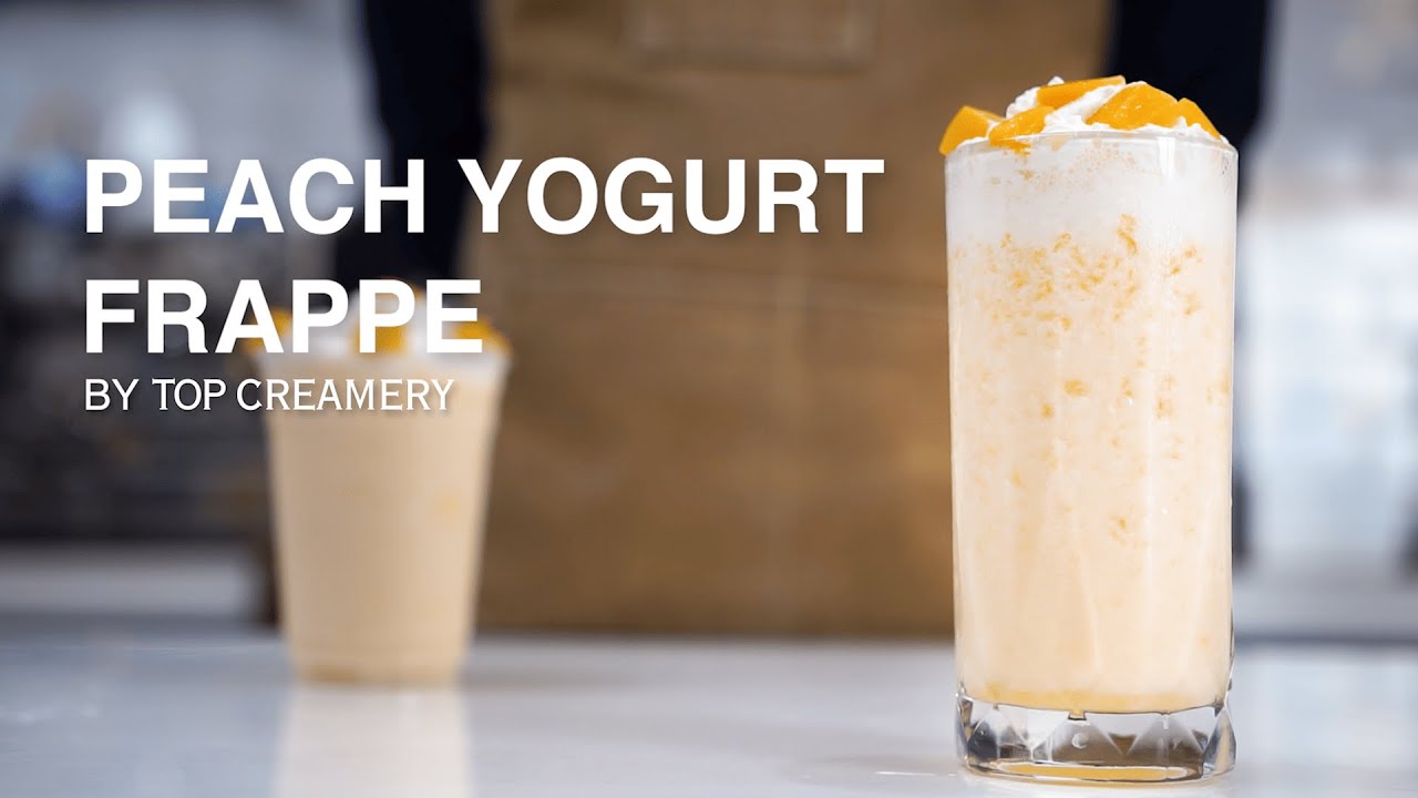 Beat the Heat with this Peachy Yogurt Frappe! | How to make Peach ...