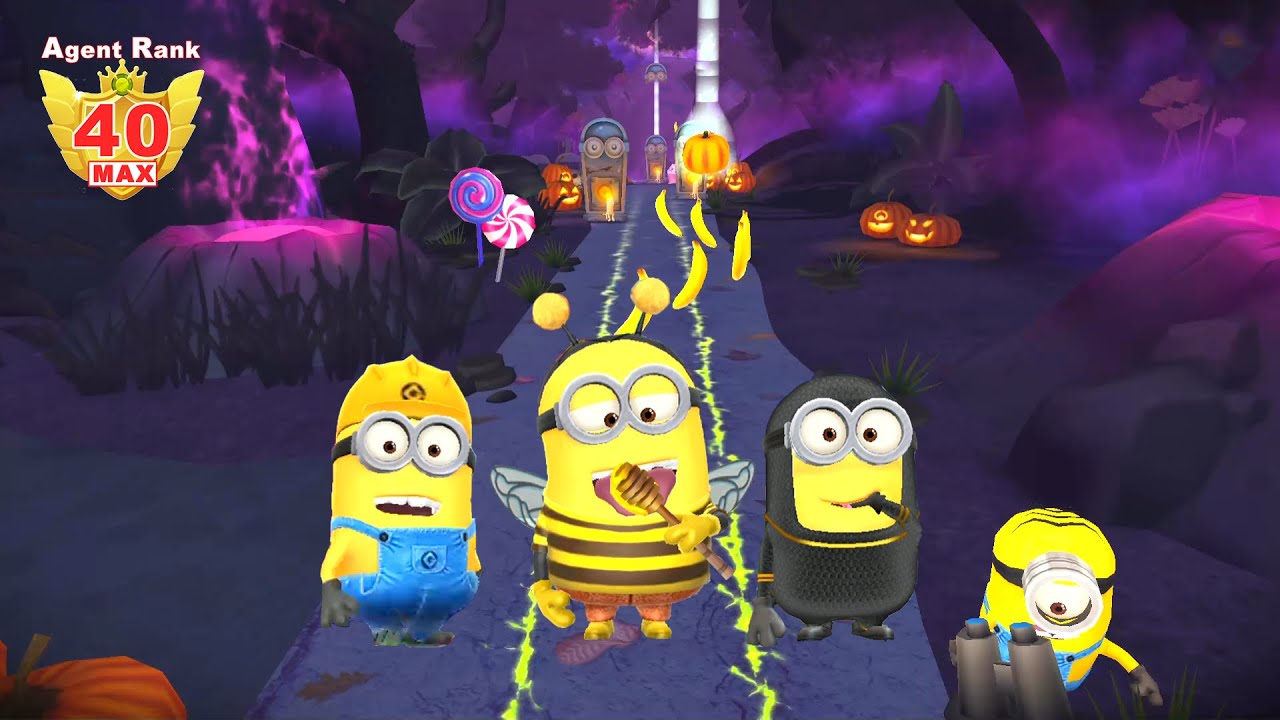Minion Rush Bee Costume Minion Spy Gru Minion and Worker Minion at ...