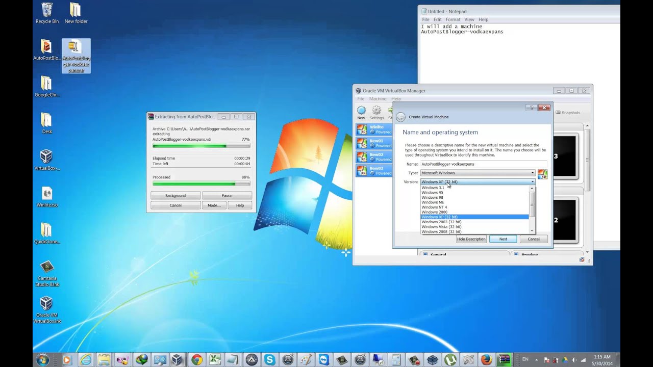 How to Add Machine Virtualbox via vdi file - YouTube