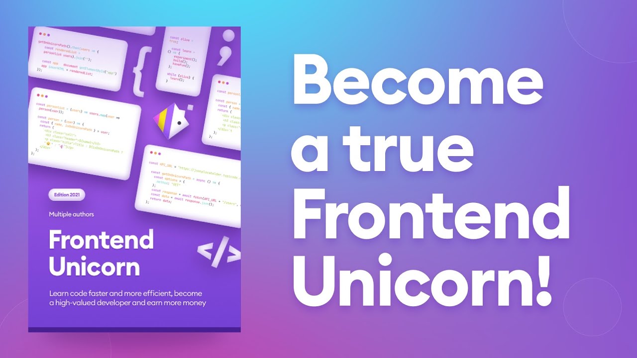 Frontend Unicorn - Essential for junior frontend developers! - YouTube