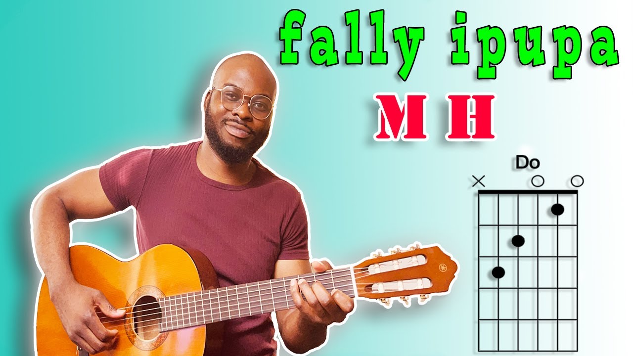 Comment jouer MH de Fally Ipupa à la guitare | tuto guitare | - YouTube