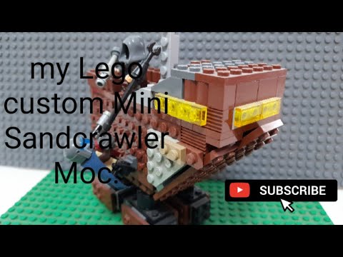 My Lego custom Mini Sandcrawler Moc. - YouTube