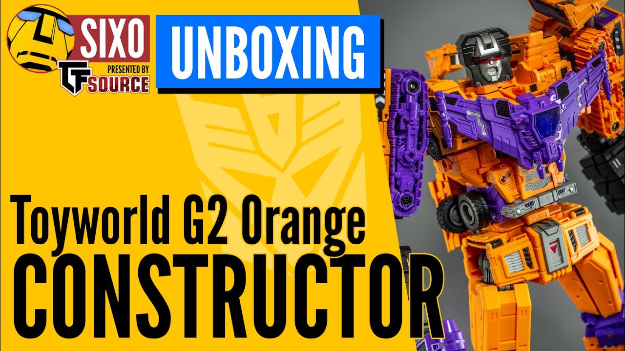 UNBOXING: Transformers Toyworld TW-C07E G2 Orange Constructor - YouTube