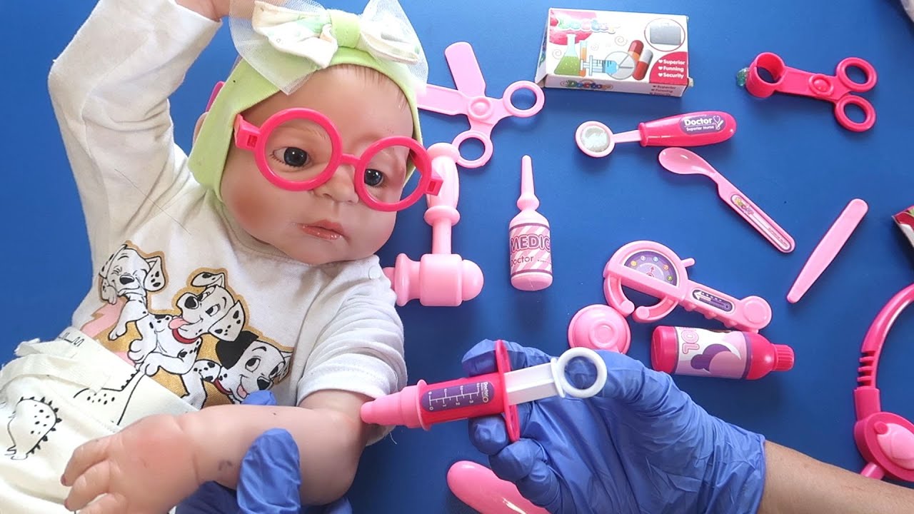 ASMR 7 min Satisfying Doctor's kit box-PINK DOCTOR |Pinky Toy - YouTube