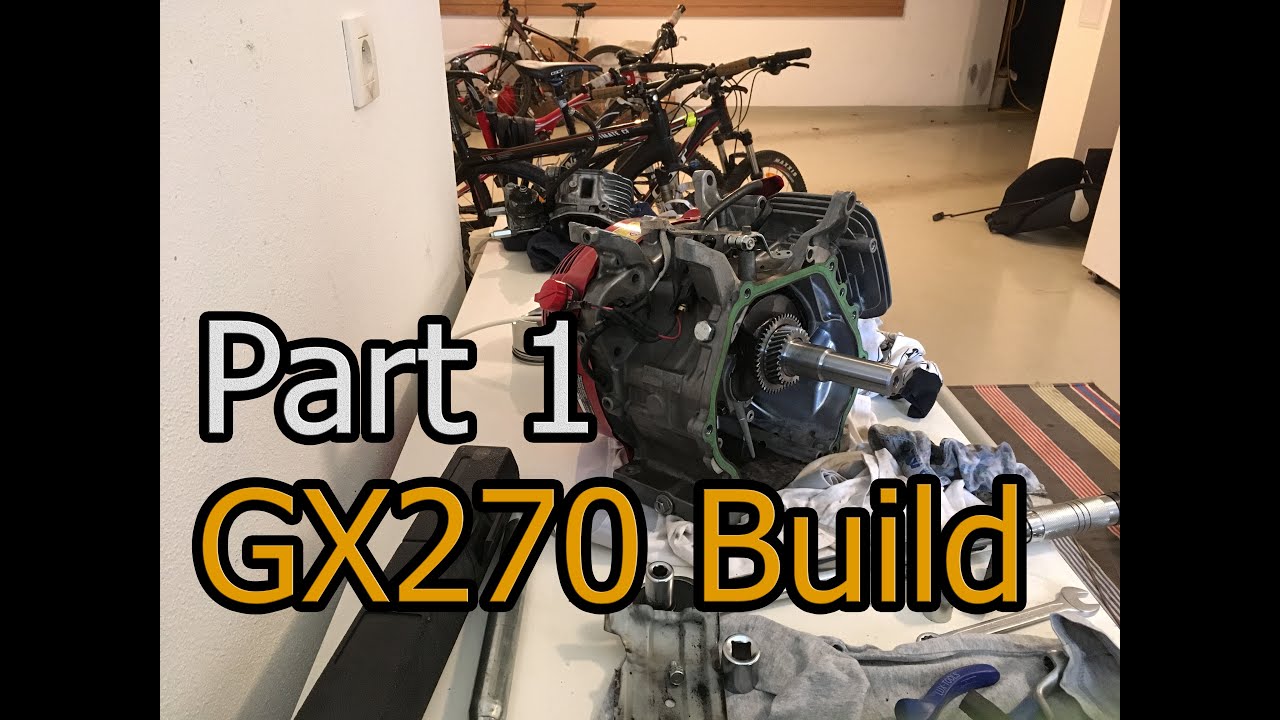 Honda GX270 - Build- Part 1 - YouTube