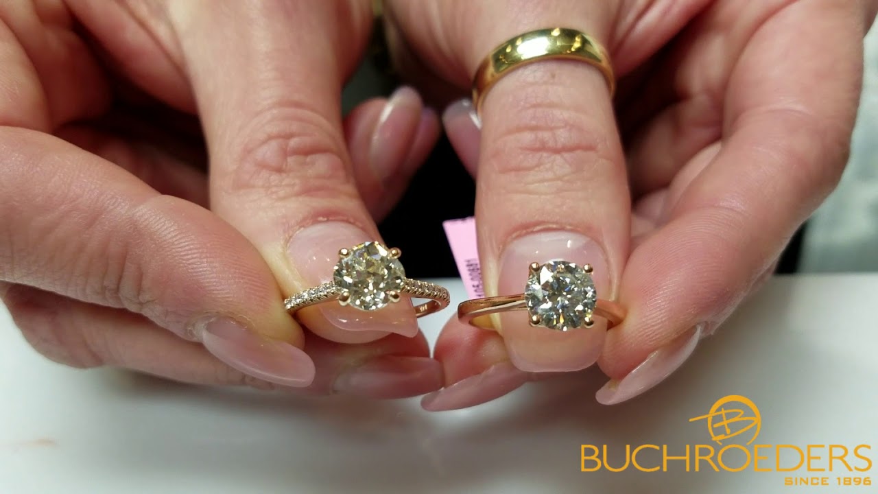 Antique Old European Cut Vs. A Modern Cut - YouTube