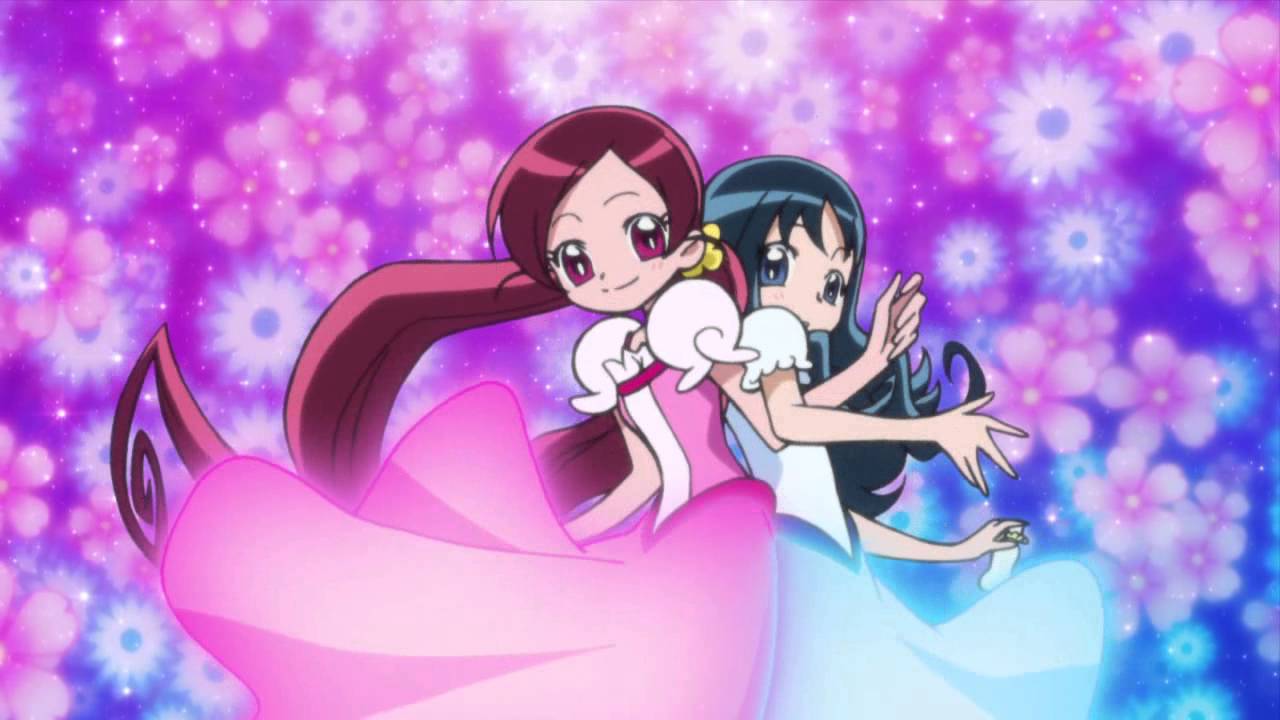 Heartcatch Precure Duo Transformation (Precure Kururin Mirror Change ...
