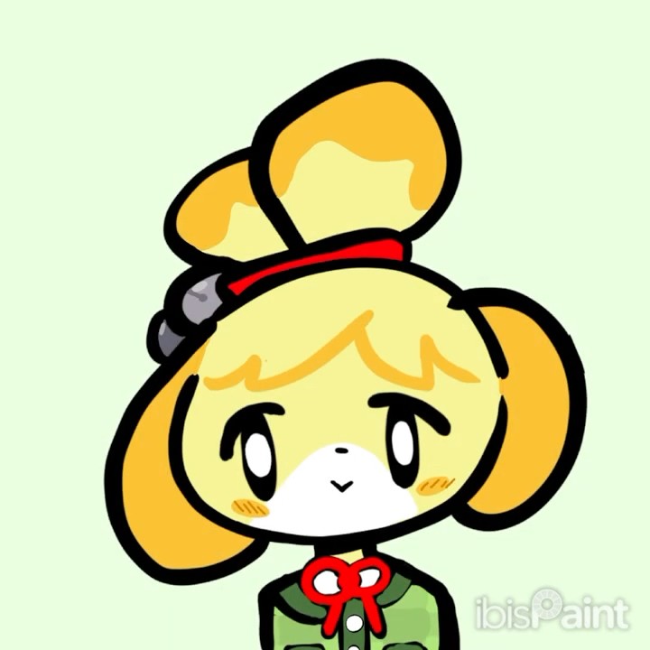 Drawing Isabelle #animalcrossing #nintendo #art #drawing #fanart - YouTube