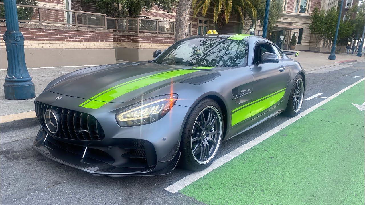 Doing Donuts in downtown San Francisco! In a 1 of 750 Mercedes!!! - YouTube