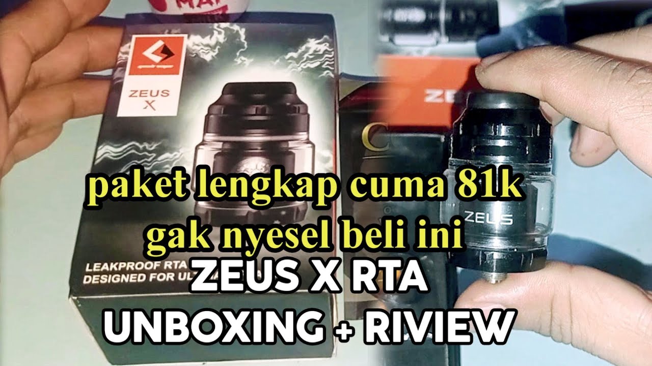 RTA ZEUS X CLONE UNBOXING+RIVIEW 2023 | Unboxing RTA Zeus x clone ...
