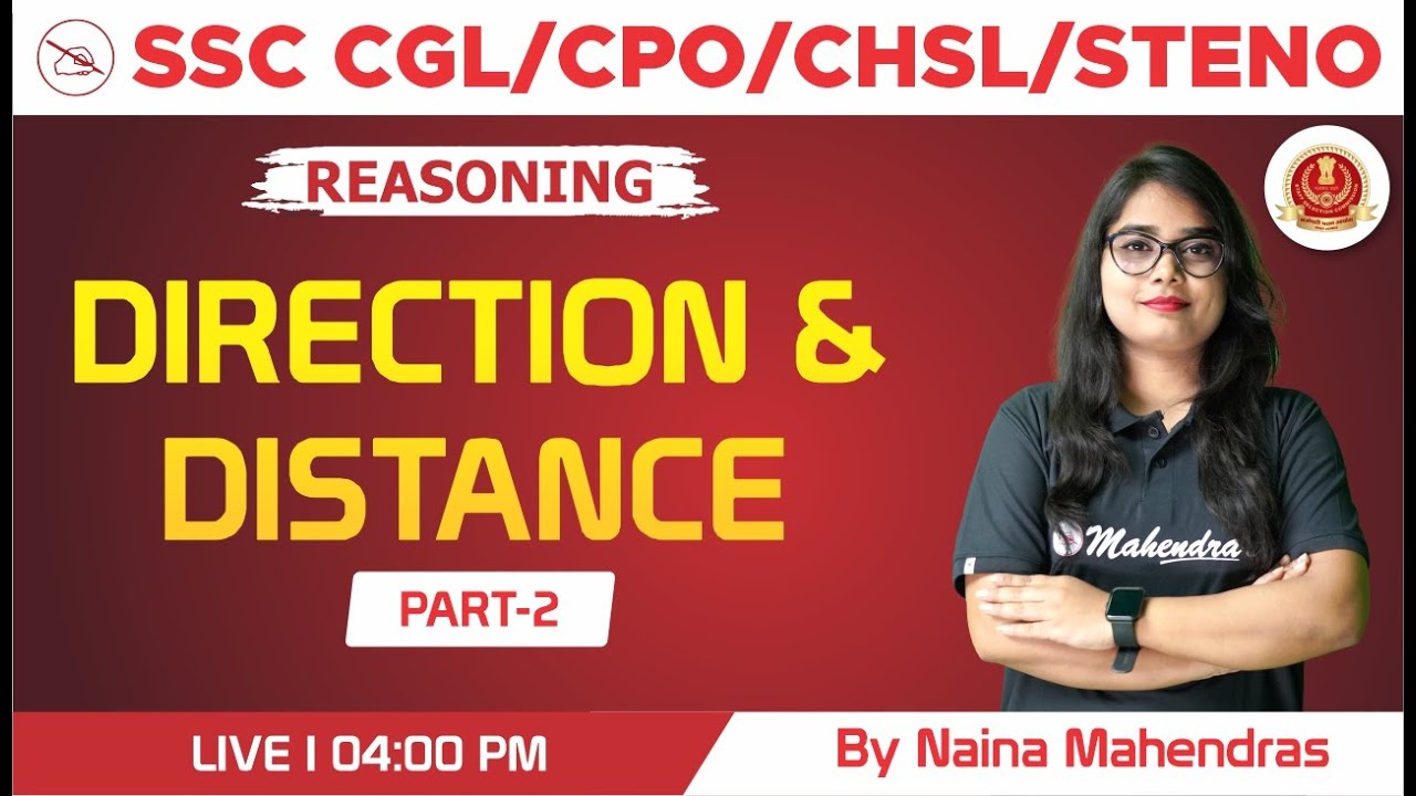 SSC CGL 2022 | CHSL 2022 | Steno & CPO 2022 | Reasoning | Direction ...