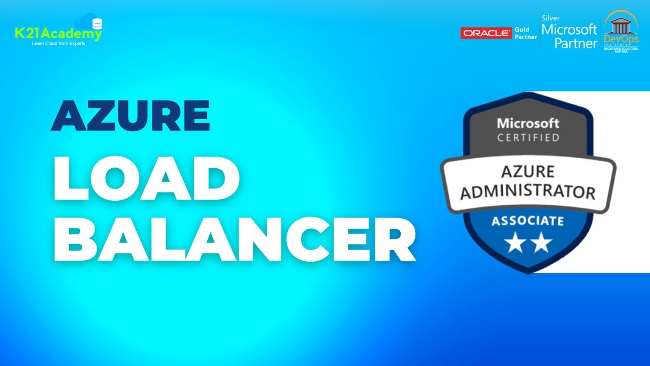 Azure Load Balancer: How It Works and How To Use It | K21Academy - YouTube