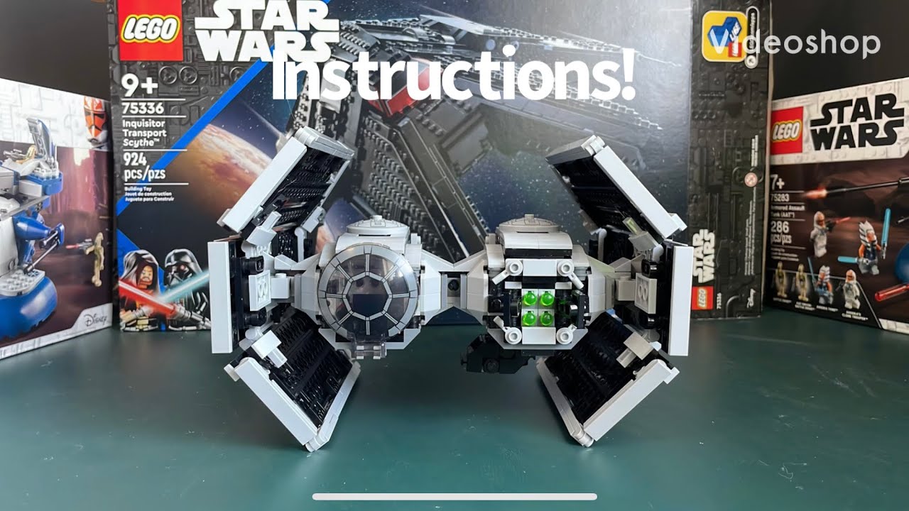Custom Tie Bomber Instructions! 2x 75300 Alternate Build! - YouTube