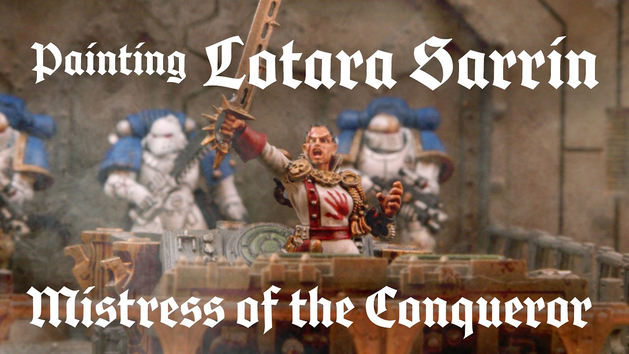 Painting Lotara Sarrin , Mistress of the Conqueror - YouTube
