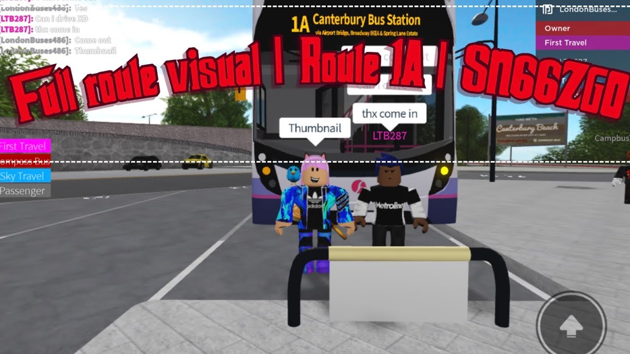 Full Route Visual | Route 1A | Canterbury Bus Station - East Canterbury ...