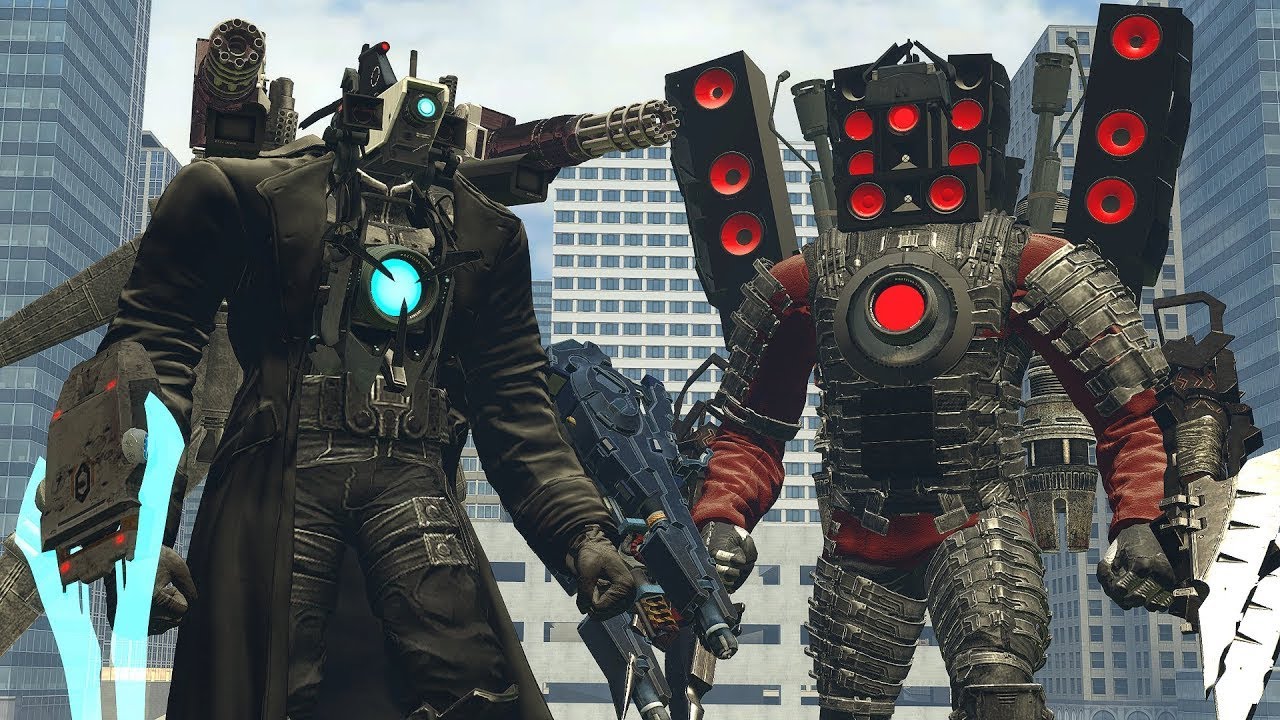 NEW UPGRADING MINIGUN TITAN CAMERAMAN AND TITAN SPEAKERMAN VS ALL ...