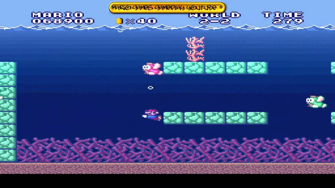 Super Mario Bros. World 2-2 Gameplay / Walkthrough New 2014 - YouTube