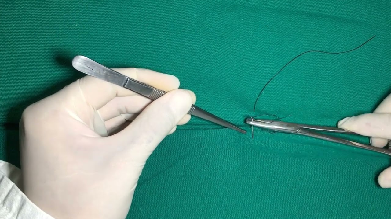 Sutura lembert - YouTube