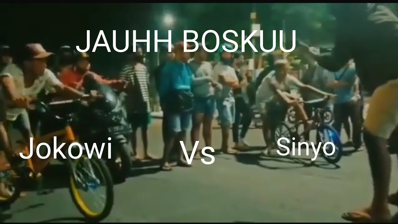 BALAP ONTHEL (JOKOWI VS SINYO) WIN JOKOWI - YouTube