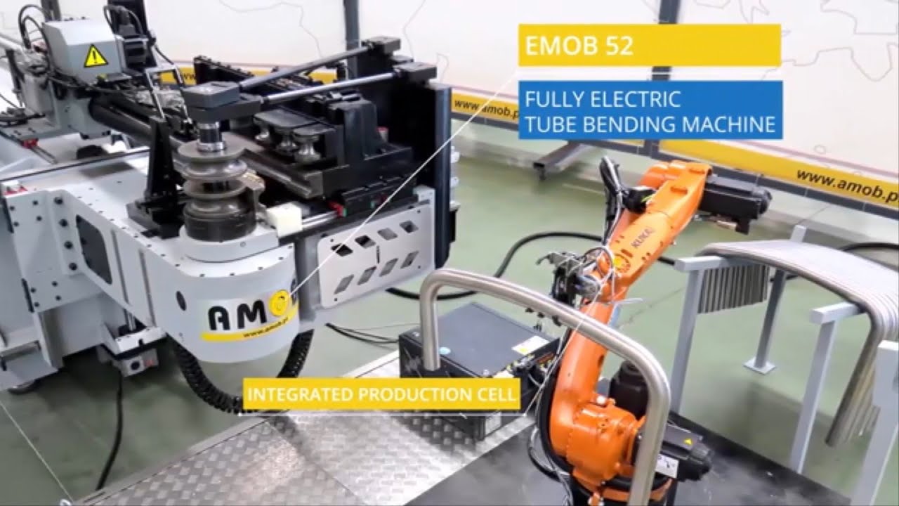 เครื่องดัดท่อ AMOB - EMOB 52 FULLY ELECTRIC TUBE BENDING MACHINE by ...