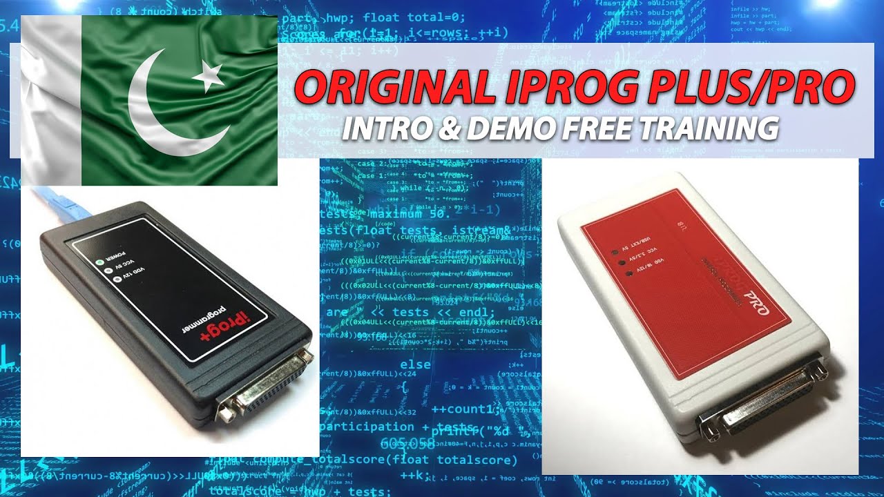 Intro and demo of original Iprog+ Plus IprogPro | Pakistan Dealer - YouTube
