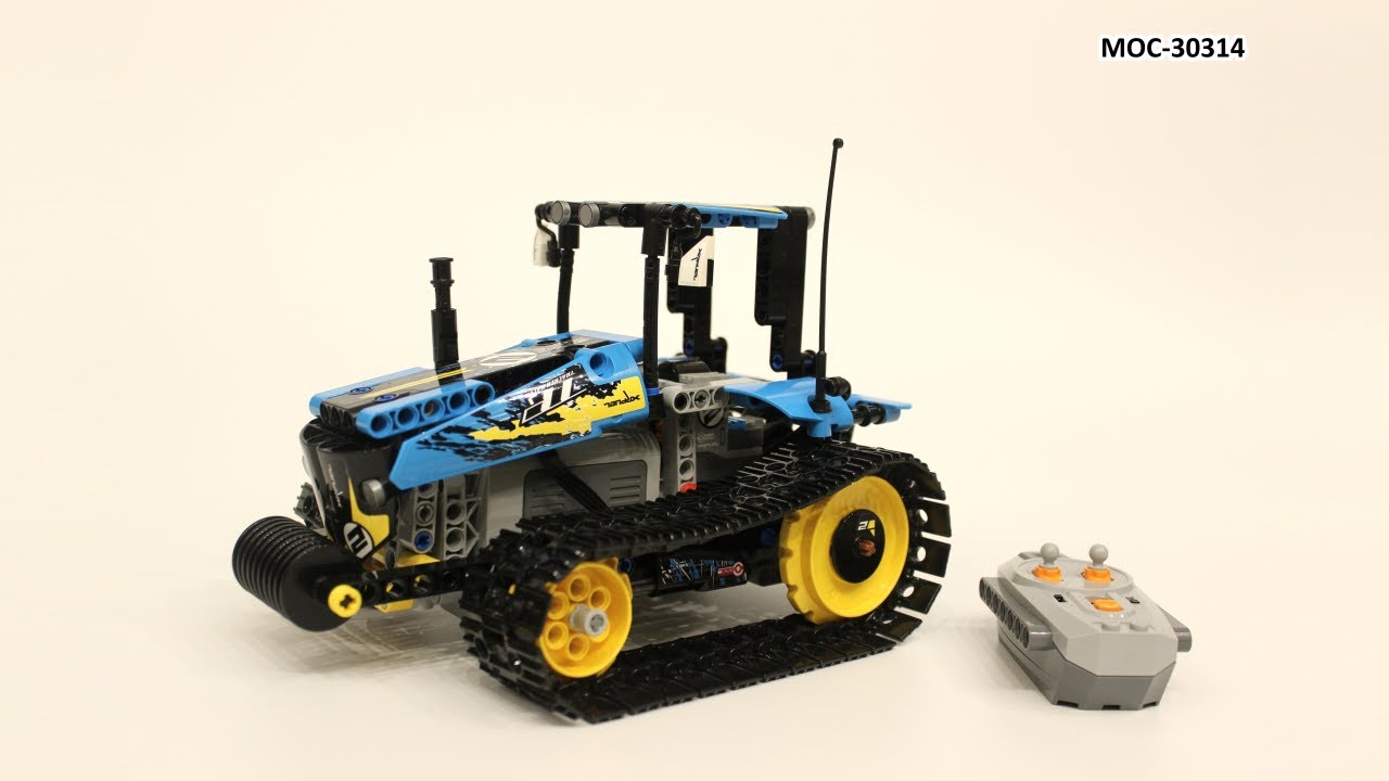 LEGO Technic MOC-30314 Tracked Tractor (by m1longer) - YouTube
