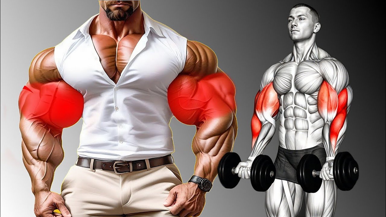 Full Biceps and Triceps Workout For Bigger Arms - YouTube