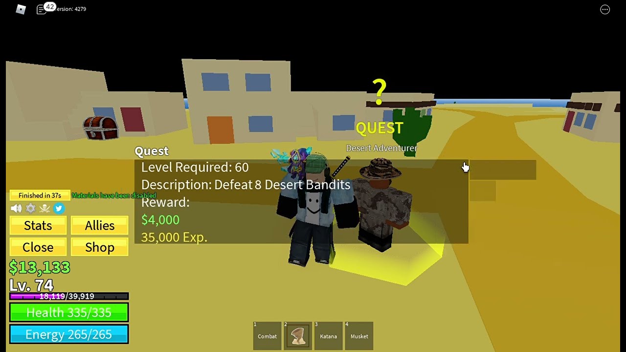 Destroying FOUR Desert Bandits at the same time TWO TIMES to finish ...