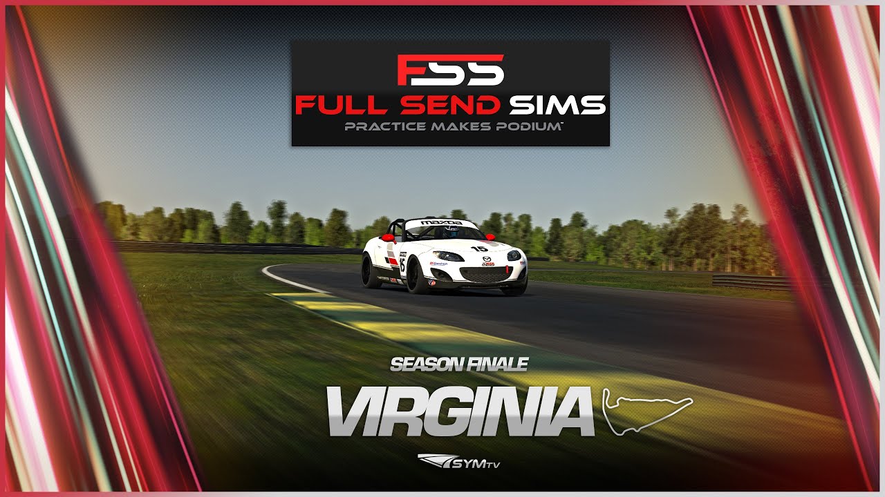 iRacing - Full Send Sims Spec Miata Series || Round 10 - VIR - YouTube