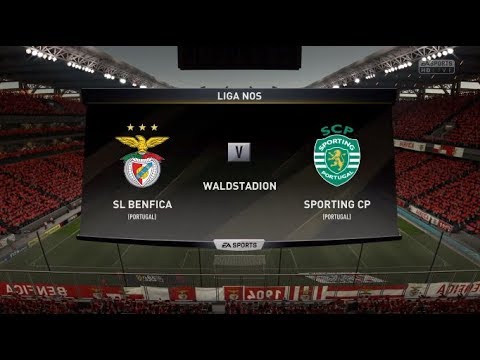 FIFA 18 - Μπενφικα vs Σπορτινγκ Λισαβονας - Liga NOS - YouTube