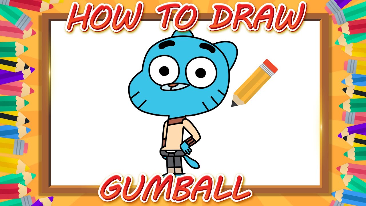 How to Draw Gumball Watterson🔹 The Amazing World of Gumball | Drawing ...