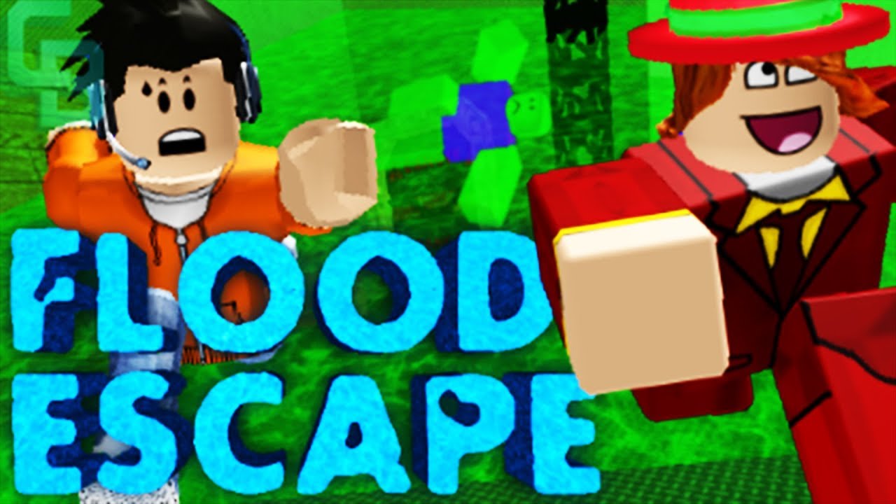 RUUUUUUUN THE FLOOD IS COMING!!! | Let's Play Roblox Online Game ...