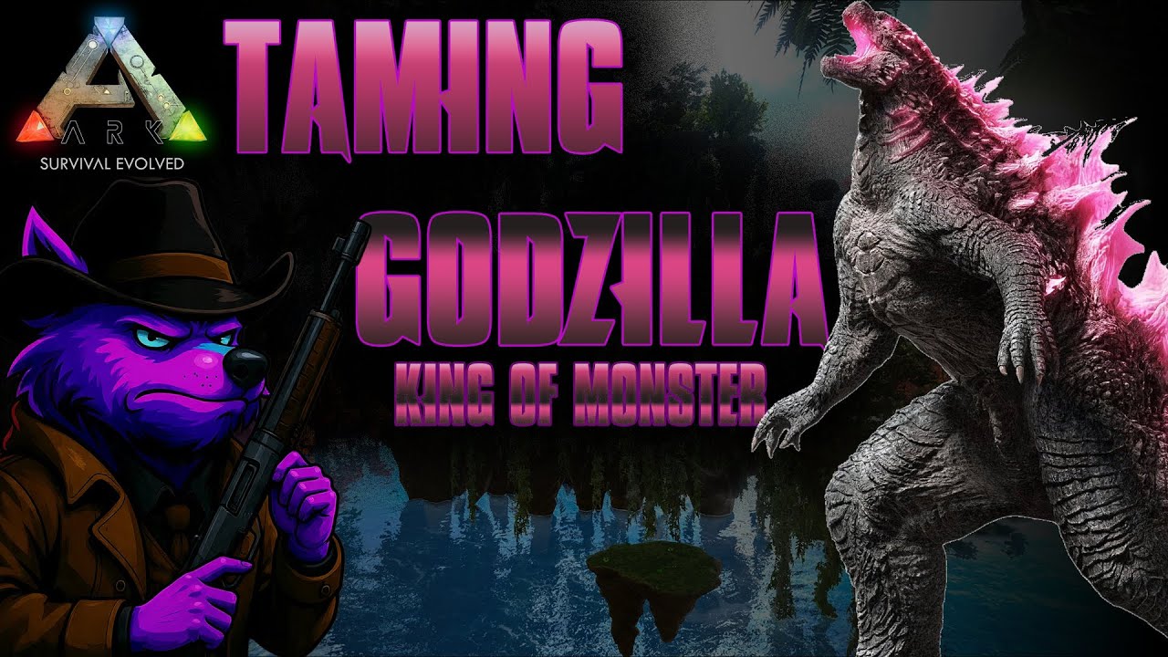 TAMING GODZILLA in ARK Survival Evolved | Epic ARK Kaiju | Lone Wolf ...