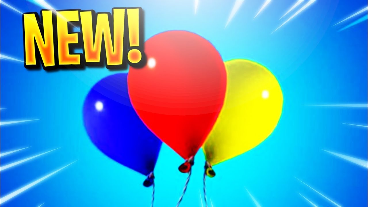 New BALLOONS In Fortnite! NEW "FORTNITE BALLOONS FEATURE!" HOW TO USE ...