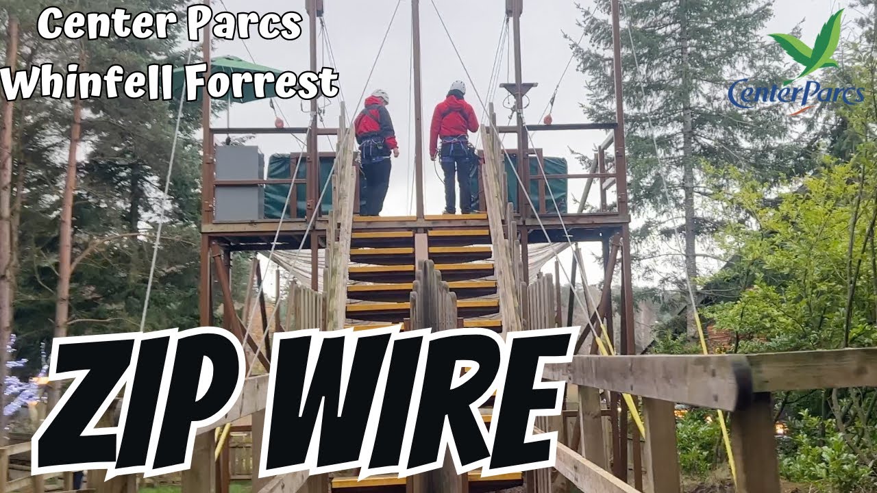 Center Parcs Activity Zip Wire - YouTube