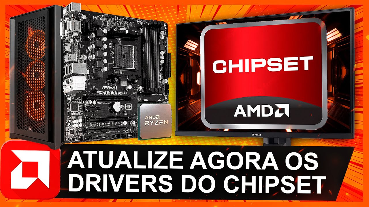 Como Atualizar os DRIVERS do Chipset para Placa-Mãe AMD - Otimize seu ...