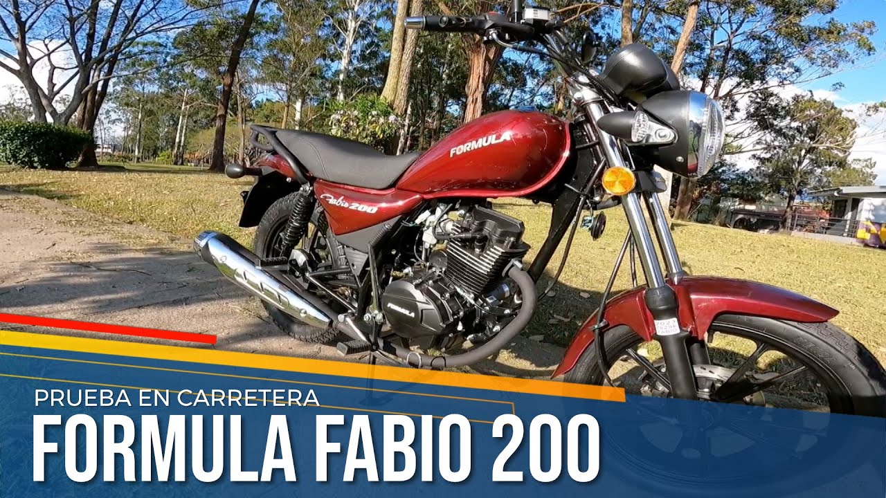 PRUEBA de la MOTO FORMULA FABIO - YouTube