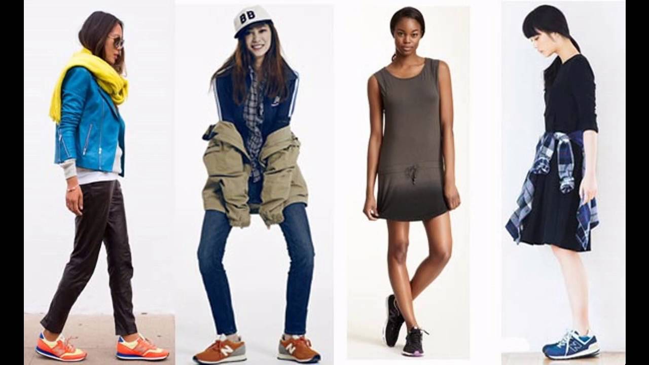 Como combinar la ropa con tenis - YouTube