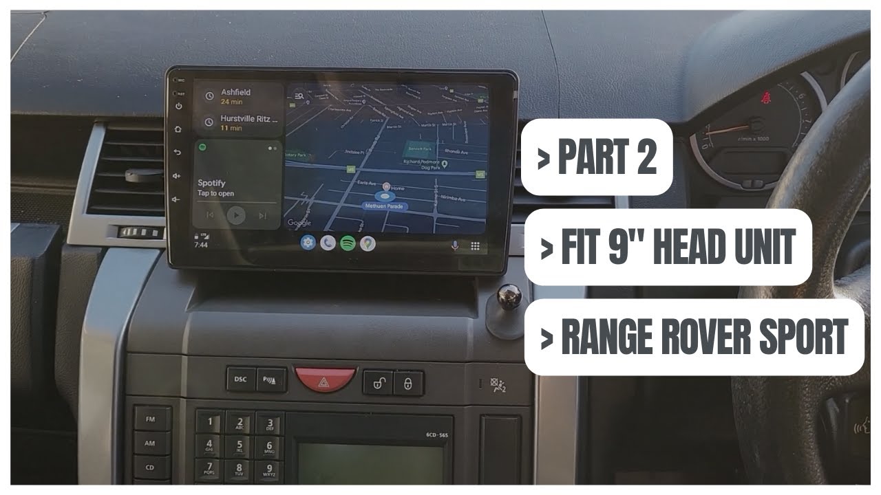 Part 2- Revamp Your Ride: Upgrade 9" headunit RANGE ROVER SPORT RRS ...